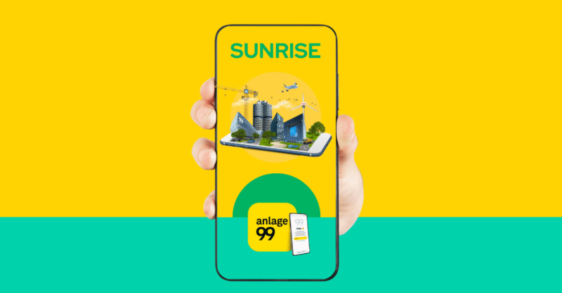 Sunrise Capital setzt anlage99 der Bank99 fort