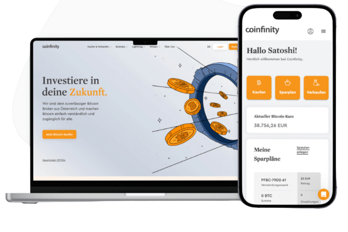 Coinfinity - Erfahrungen, Bitcoin kaufen, steuereinfach seit 2024